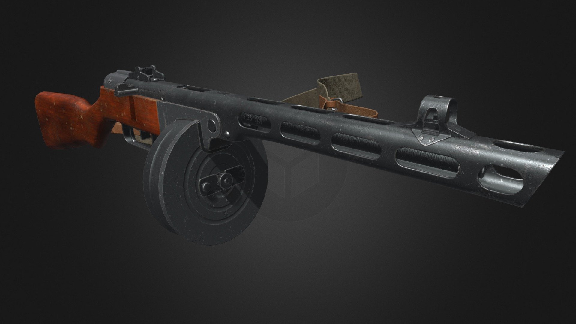 PPSH-41 - 3D model by Vladislav Kornilov (@virtualObj) [1be8d8e ...