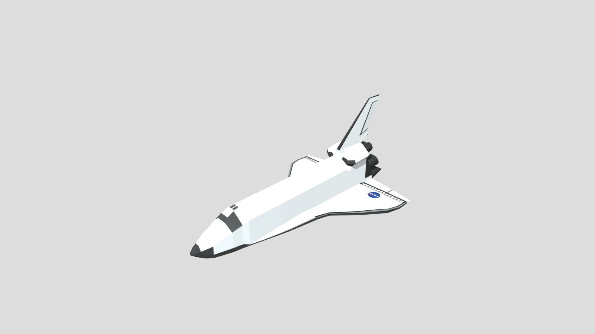 Low-Poly Space Shuttle - Download Free 3D model by AllThingsSpace ...