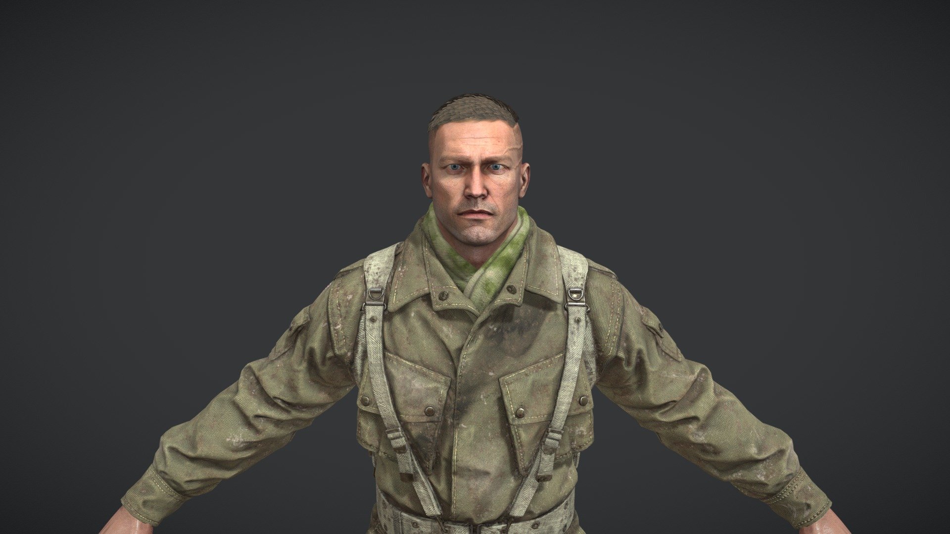 BJ Blazkowicz (Soldier N) - Quake Champions - Download Free 3D model by ...