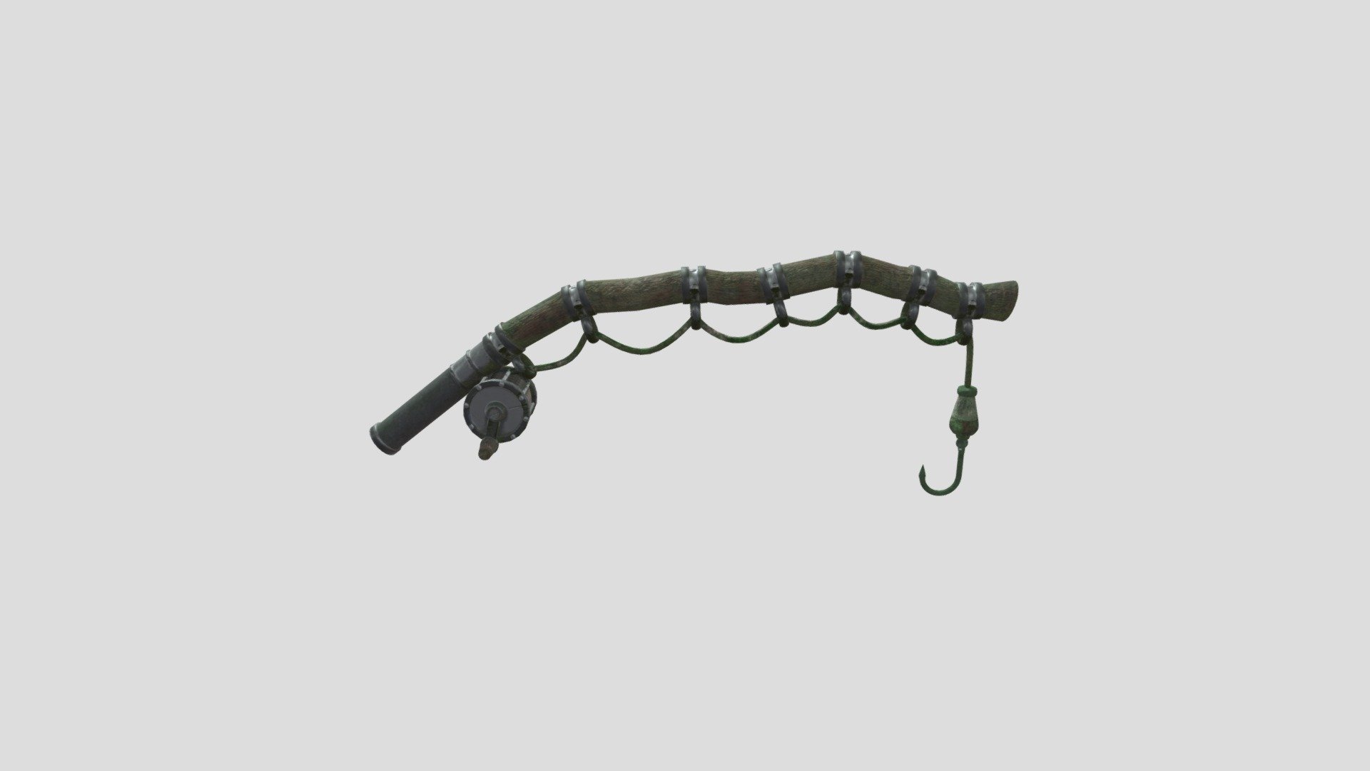Fishing Pole - Download Free 3D model by tickinggears [1bed170] - Sketchfab
