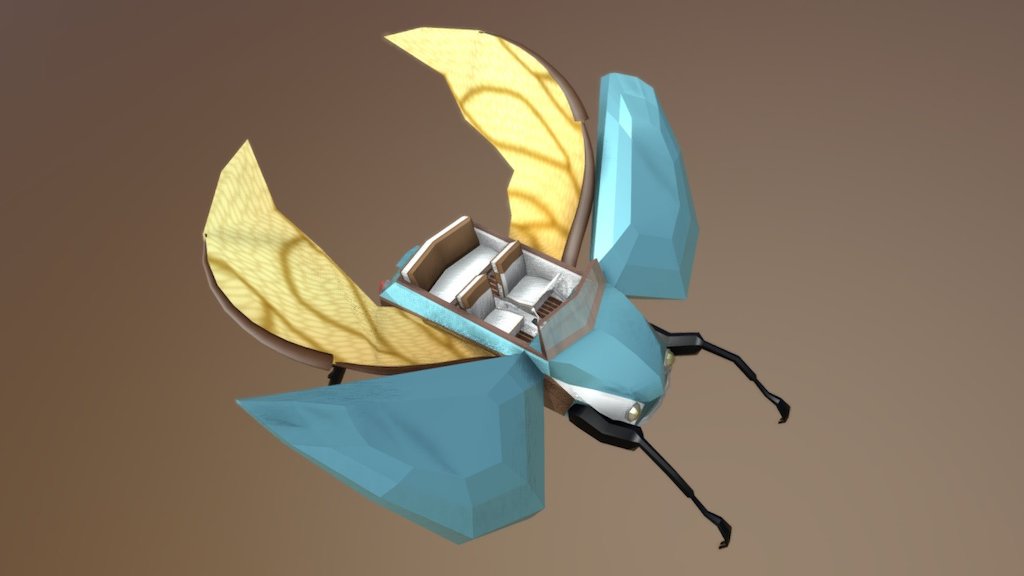 Beetle Bug - 3D model by Autumn Zondo (@AutumnZondo) [1bef07d] - Sketchfab