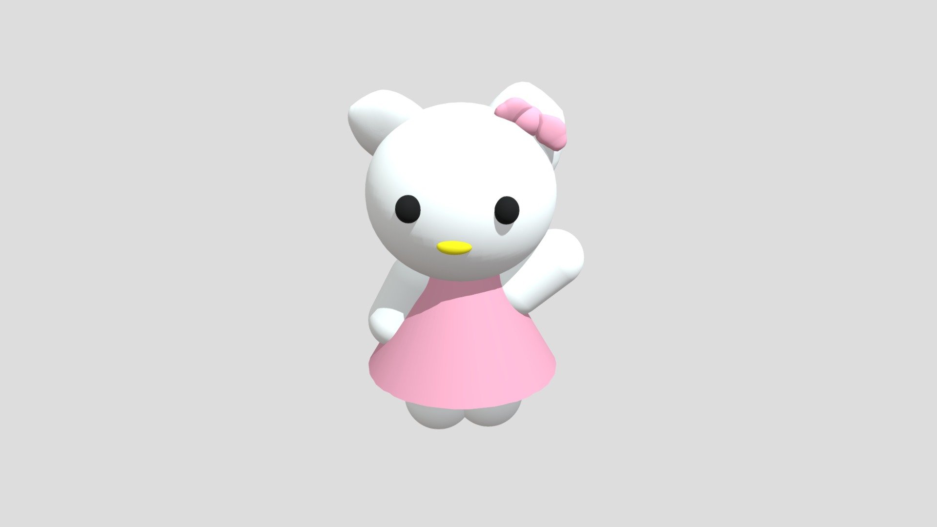 Hello kitty alpha model - Download Free 3D model by strwbberipawzies ...