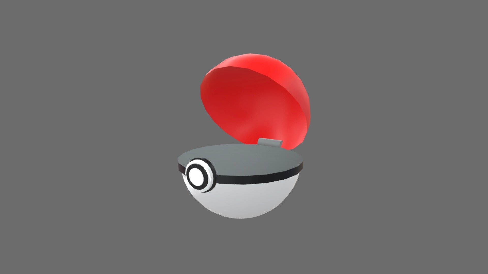 Open Pokeball - 3D model by Oakley Holloway (@O4KTR33) [1bf183e ...