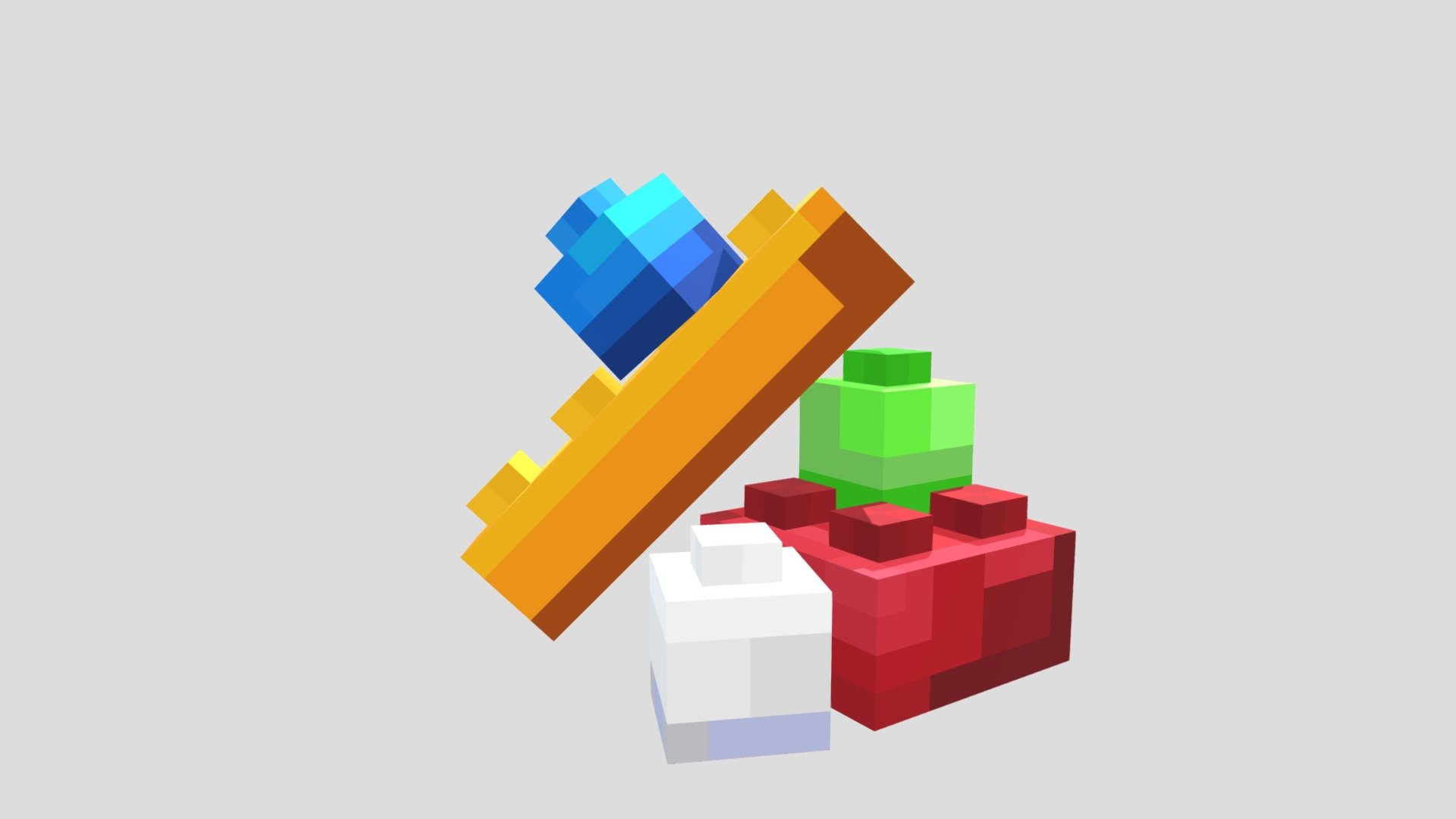 Lego Stack [minecraft] - Download Free 3D model by Low-poly Blast ...