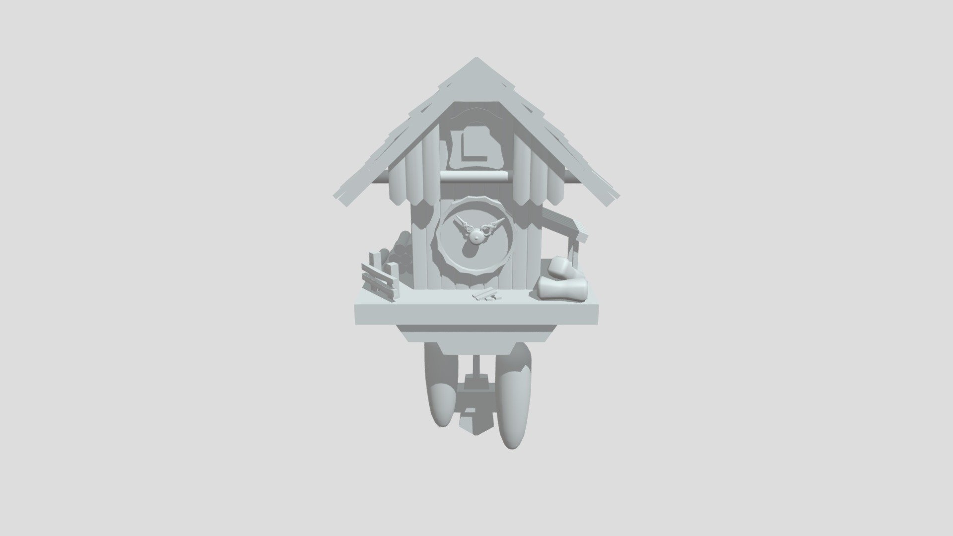 Reloj Cucu - 3D model by andresjeyminez [1bf3f97] - Sketchfab