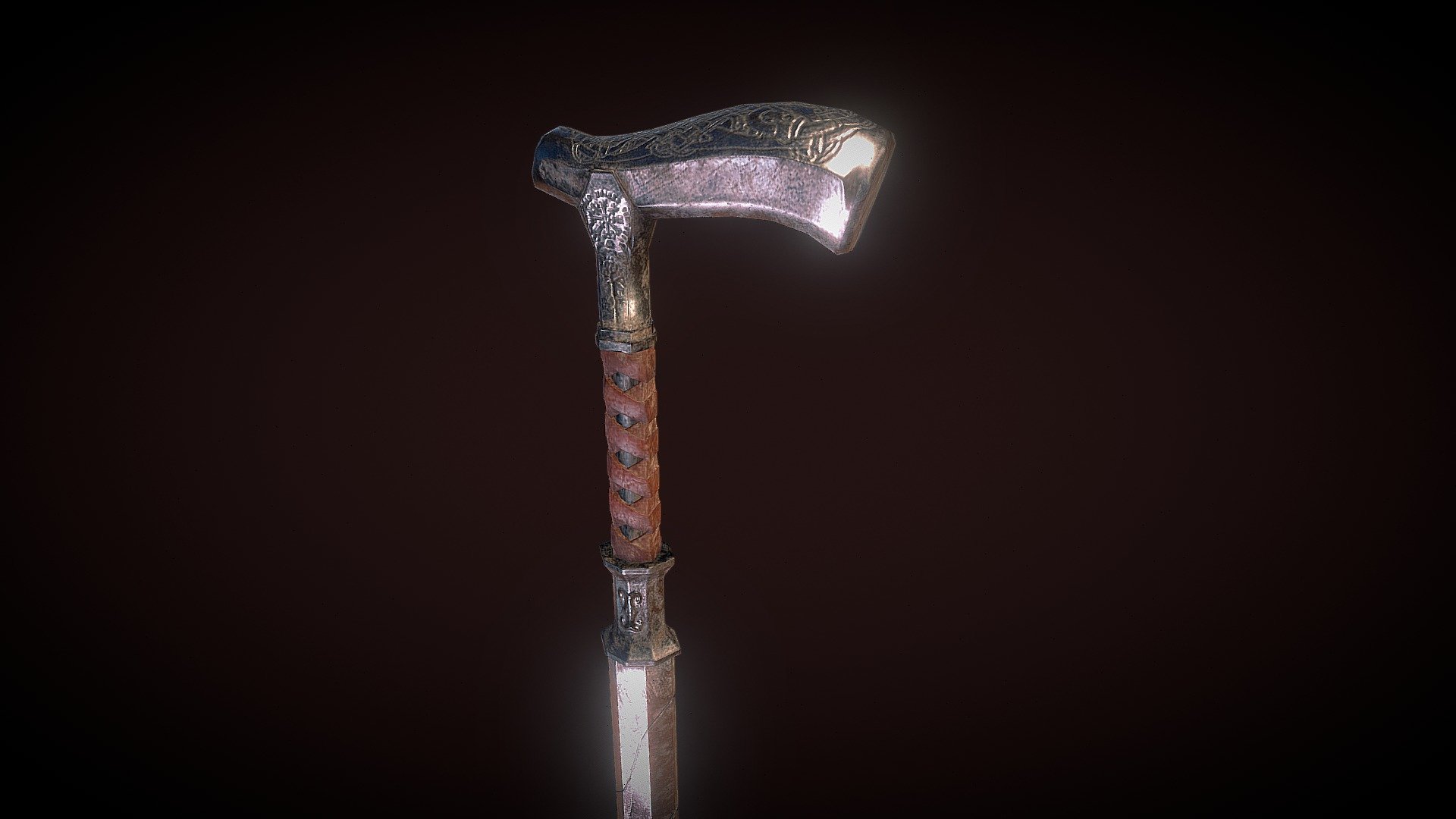 Threaded Cane - 3D model by Mortus (@Mortusss) [1bf4088] - Sketchfab