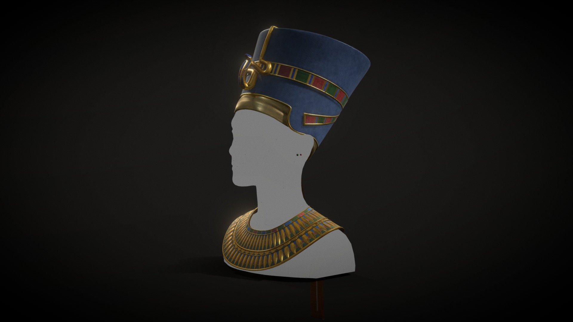 Nefertiti Bust Study - 3D model by ABOOOH [1bf496d] - Sketchfab