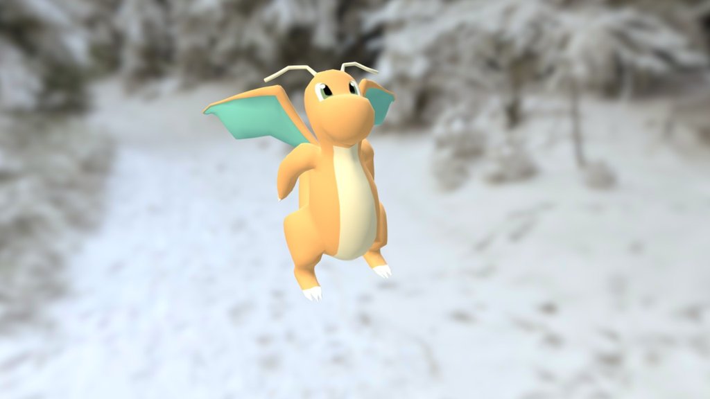 Dragonite - Download Free 3D model by AwesomeHaircut [1bf6137] - Sketchfab