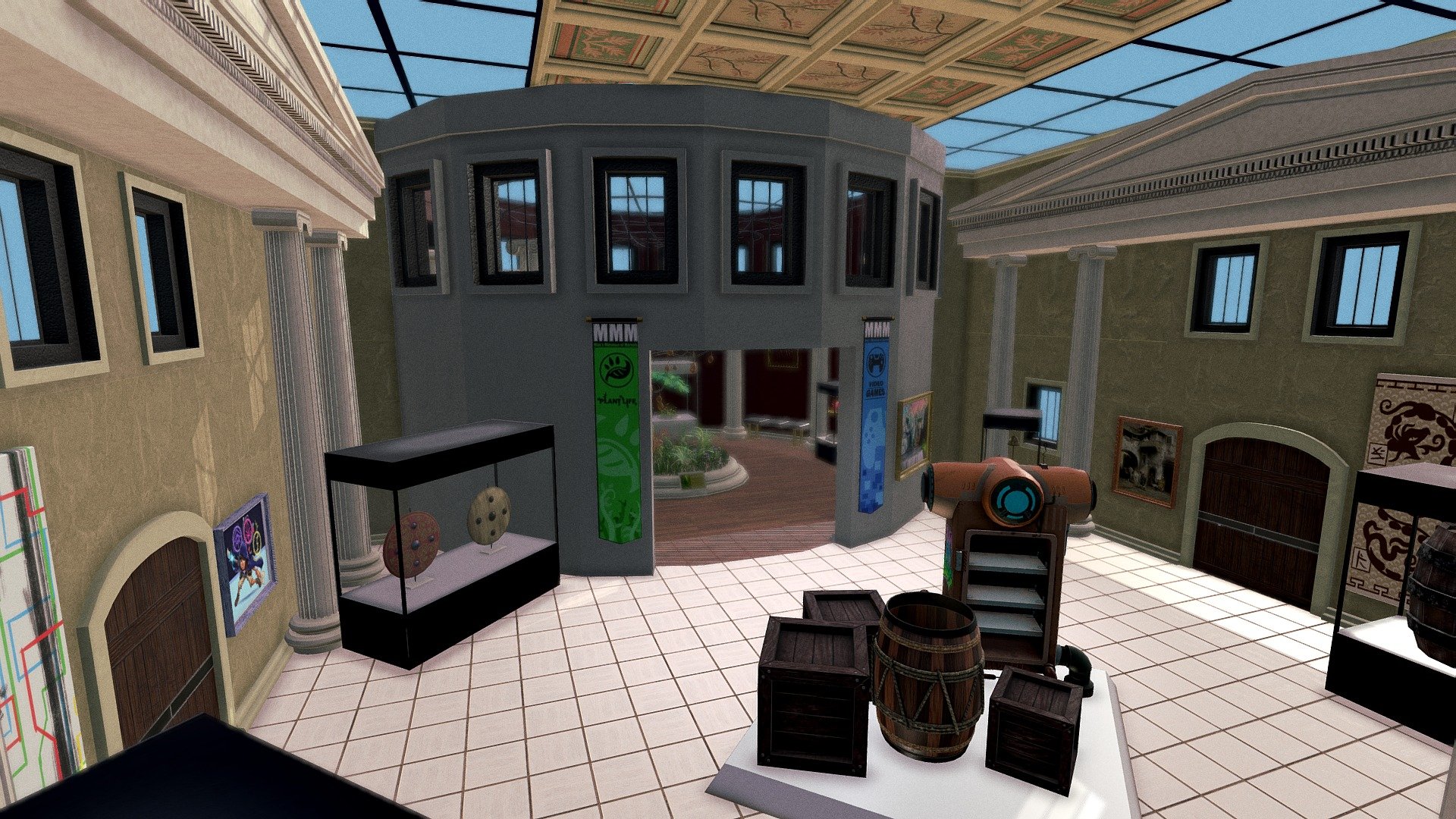 "Museum Environment" by Max Westall - 3D model by MaxWestall1 [1bf6a36 ...