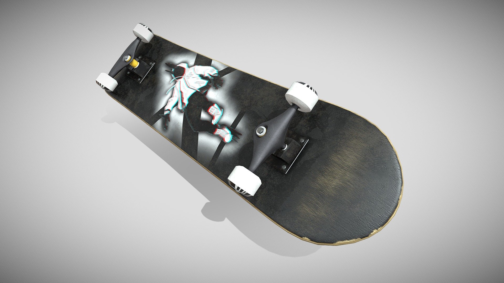 skateboard - 3D model by LooNY_ [1bf72a1] - Sketchfab