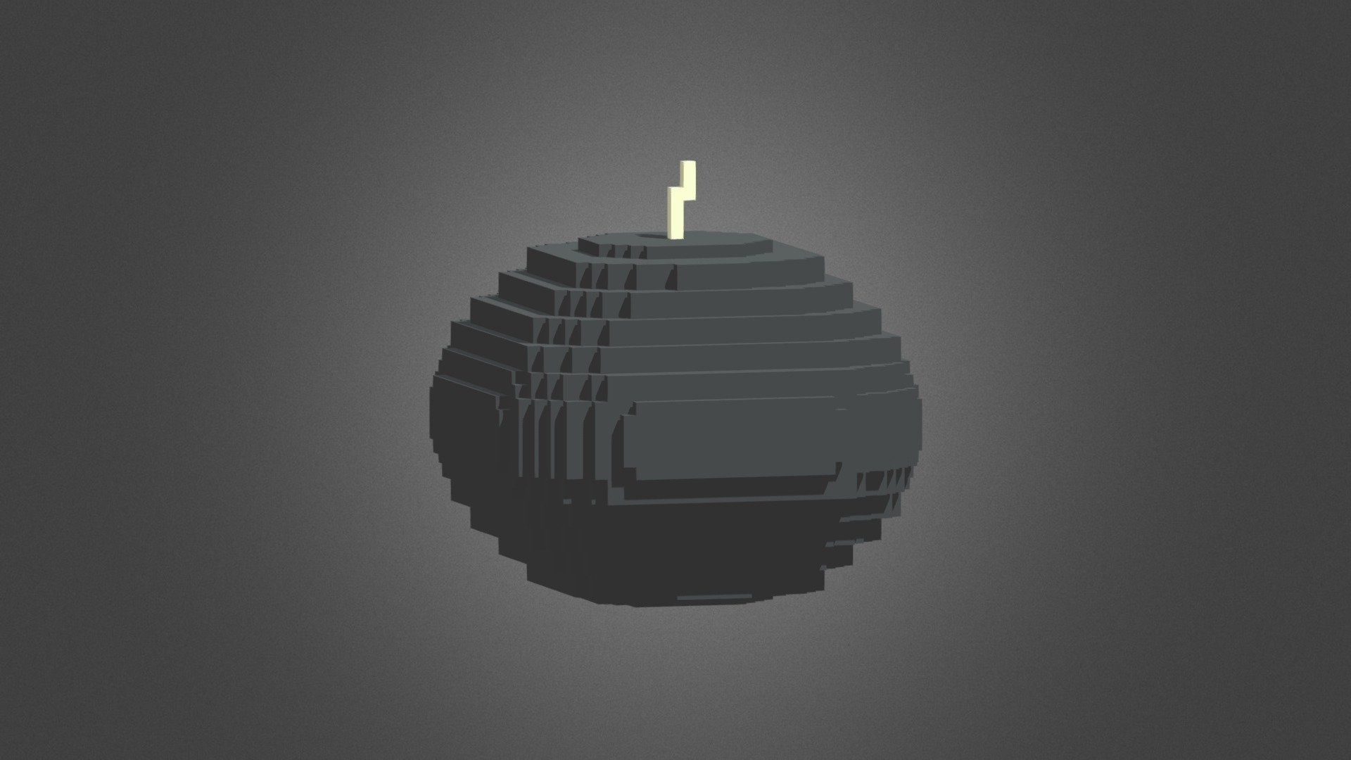 Voxel Bomb - 3D model by Tomoku [1bf82d0] - Sketchfab