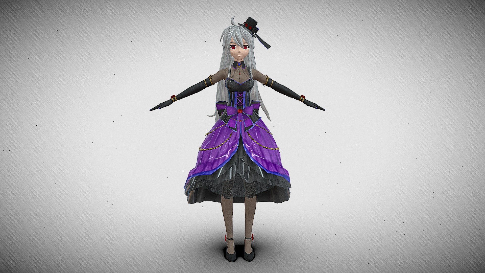 Haku - Download Free 3D model by 雨宮レン (@oscar3dmodel) [1bf9ffb] - Sketchfab