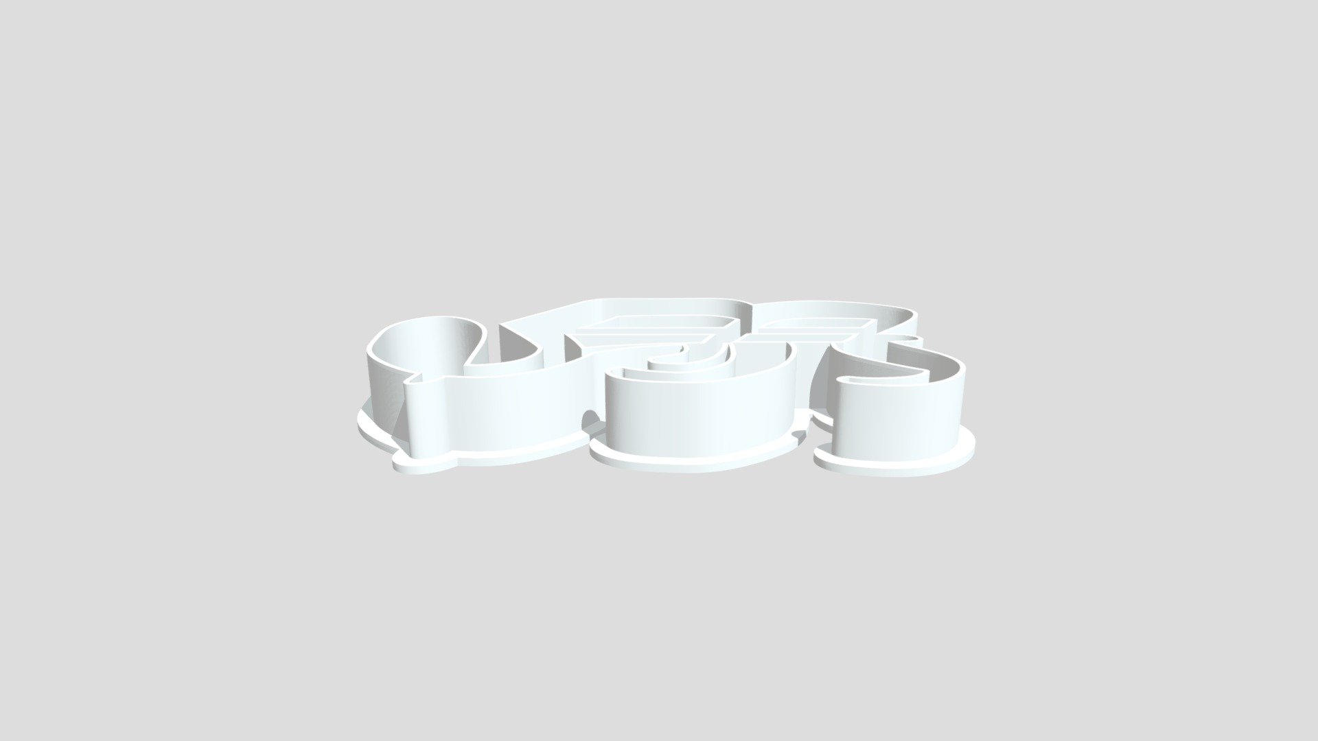 Custom Cookie Cutter Logo V2 - 3D model by Novel Cookies (@novelcookies ...