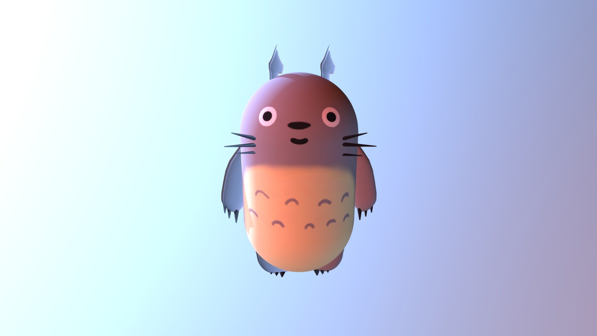 Totoro - 3D model by syngestra [1bfbaa8] - Sketchfab