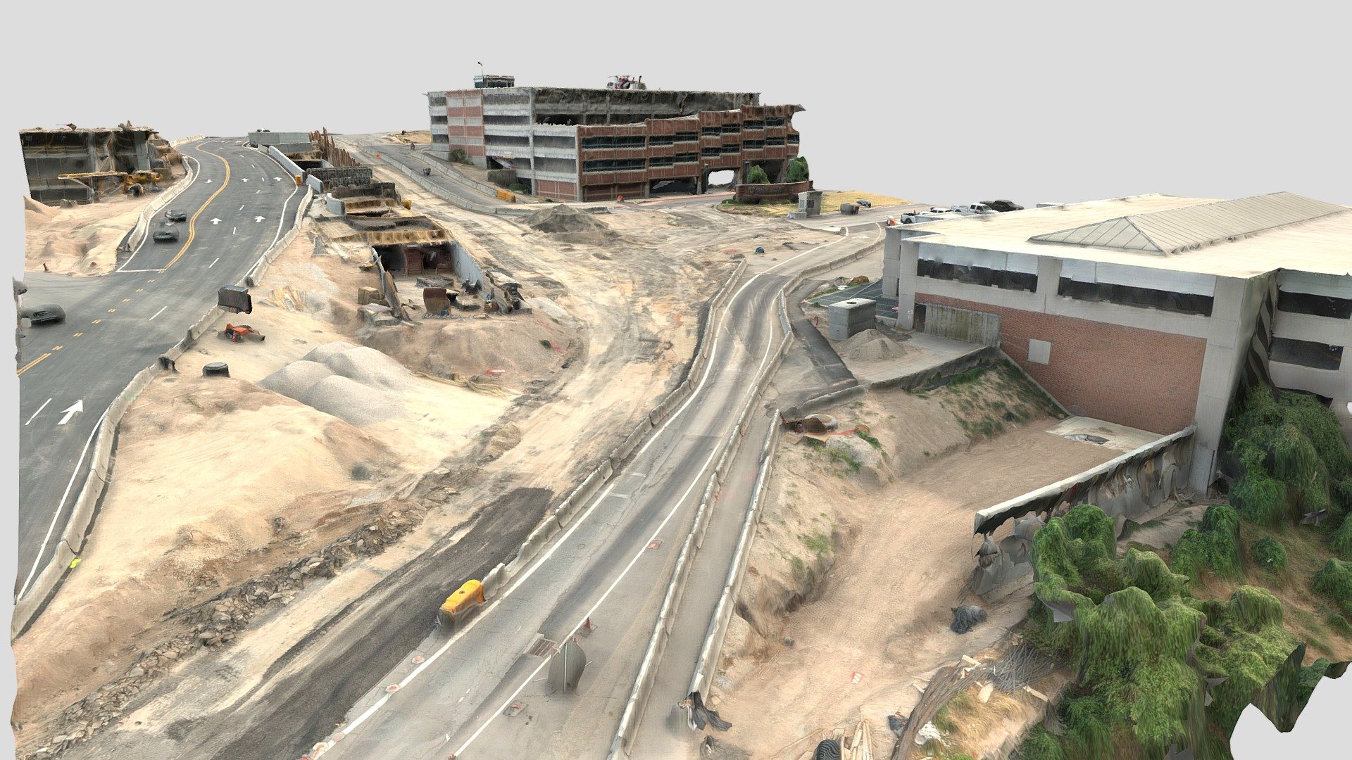 UofU NMED Lowered Roadway Construction - 3D model by Lamb Drone ...