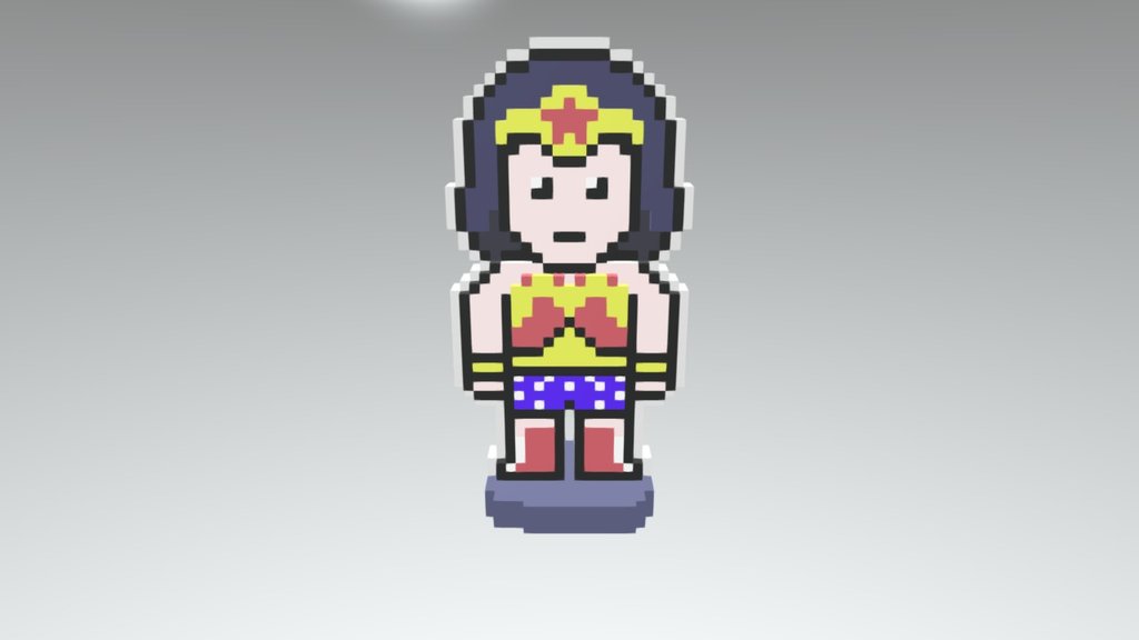 Wonder Women - 3D model by deadlygeek [1c01463] - Sketchfab