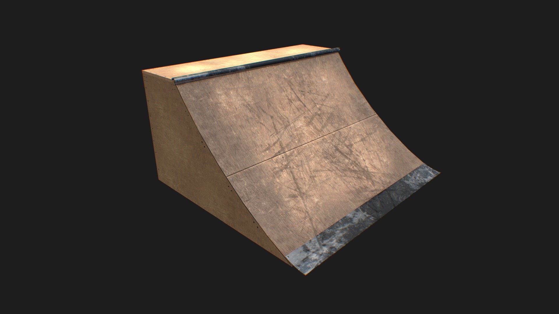 Skate Ramp - quarter pipe - Buy Royalty Free 3D model by MelonMan ...
