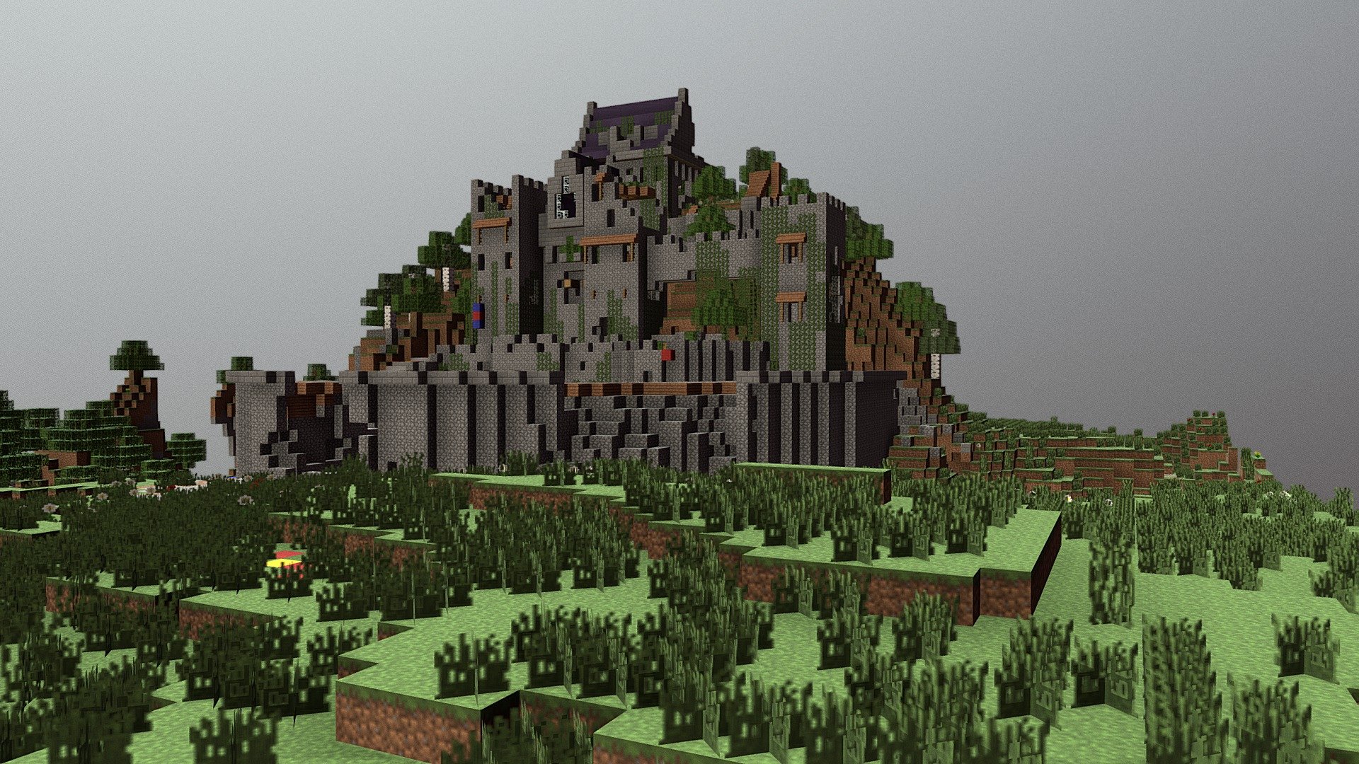 Castle Ruins - 3D model by Cade (@kilroywashere00) [1c024f0] - Sketchfab