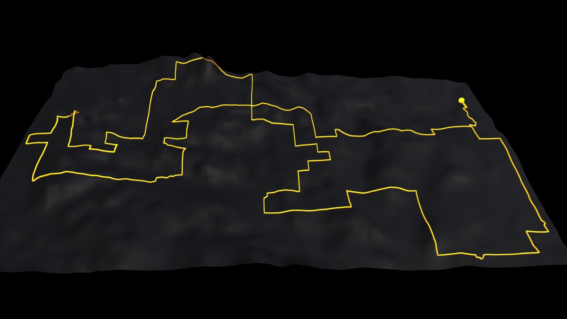 Animated 3D map for (the) WTF100 - 3D model by fecr2o4 [1c0416a ...