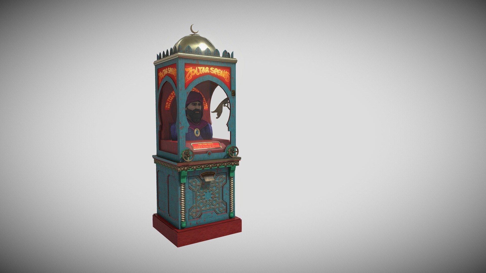 Zoltar machine - 3D model by Marco669966 [1c05f39] - Sketchfab