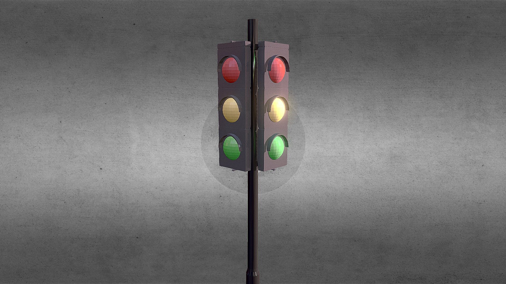 Traffic light-Semáforo - 3D model by Carlos_SR22 (@CarlosSR22) [1c085f6 ...