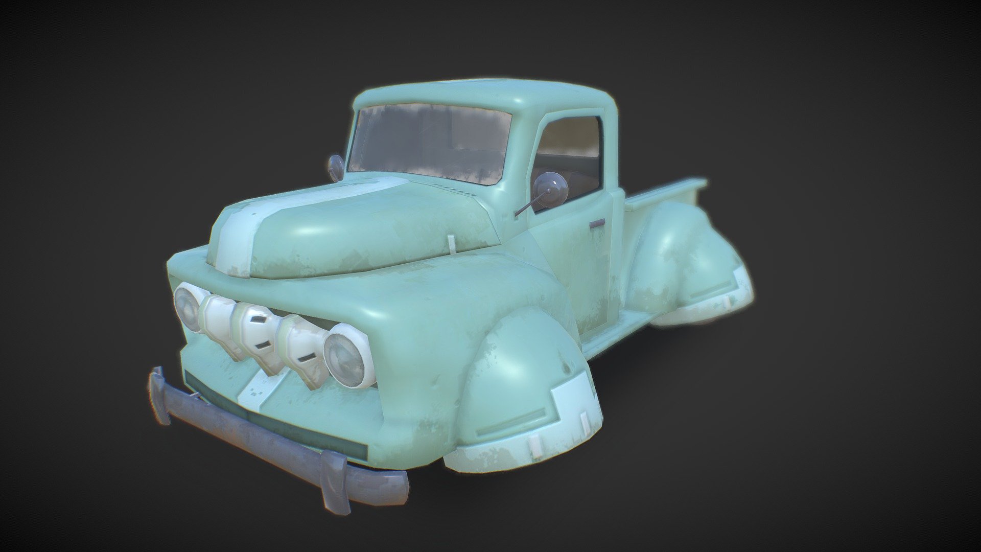 Old_Truck - 3D model by ocarian [1c089fd] - Sketchfab