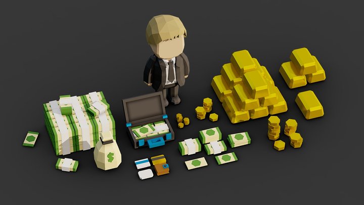Cash 3D models - Sketchfab