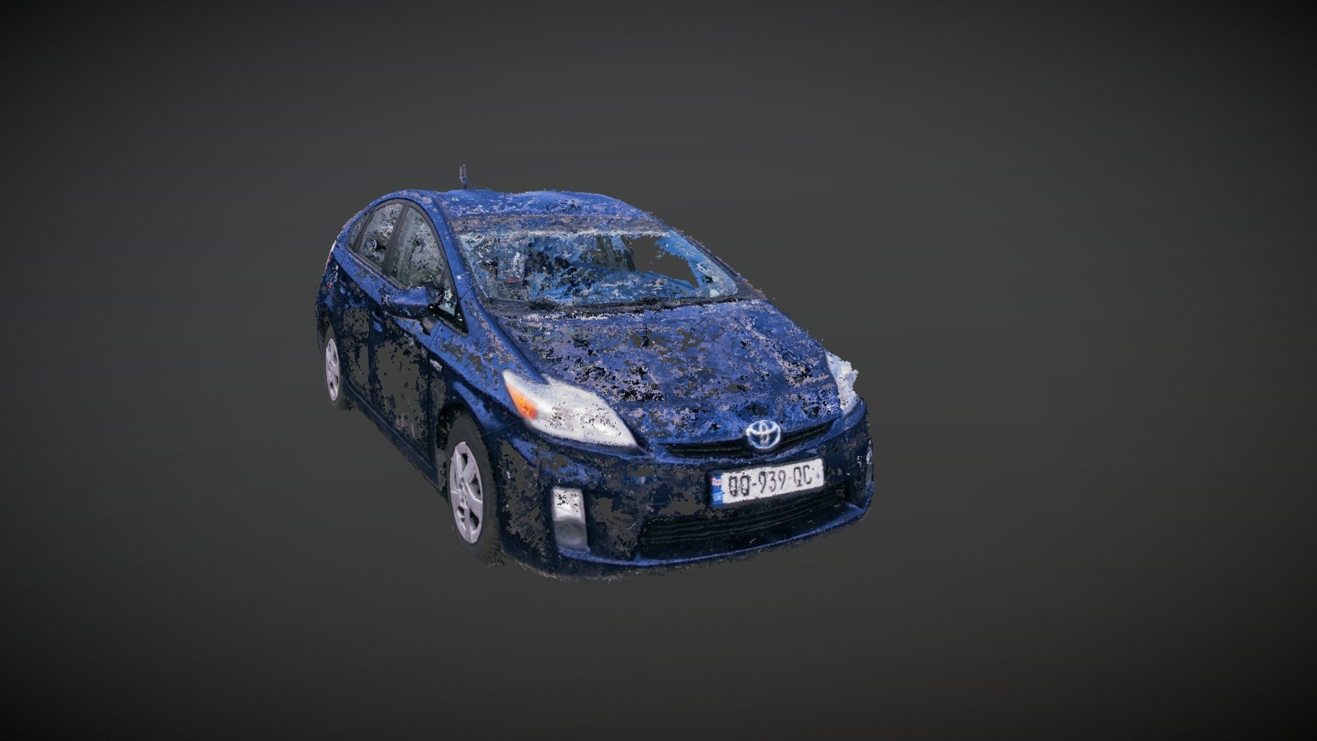 Toyota Prius - Point Cloud - Download Free 3D model by bumbeishvili ...