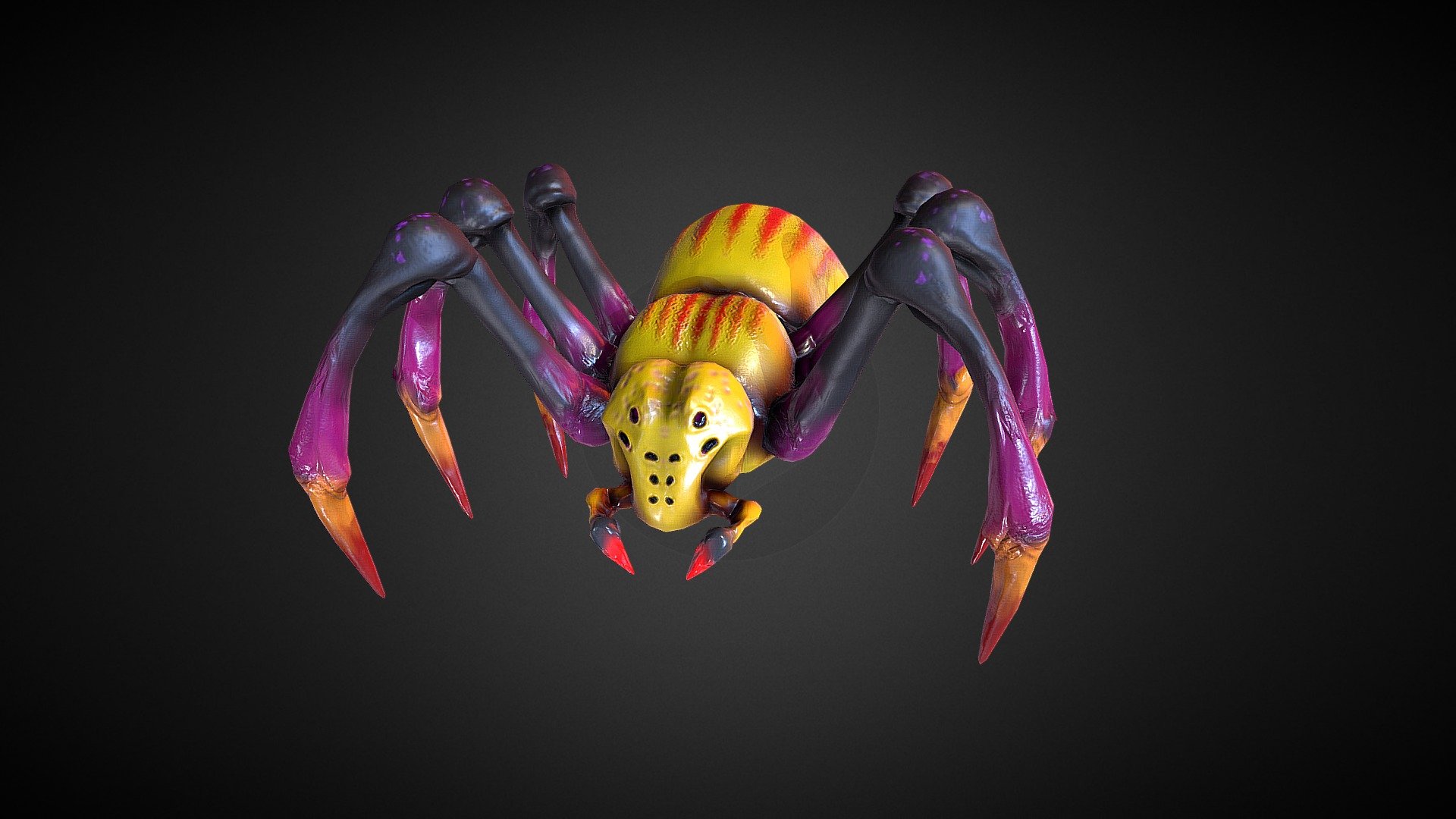 Fantasy Spider - 3D model by luckyfortune3d [1c0ef20] - Sketchfab