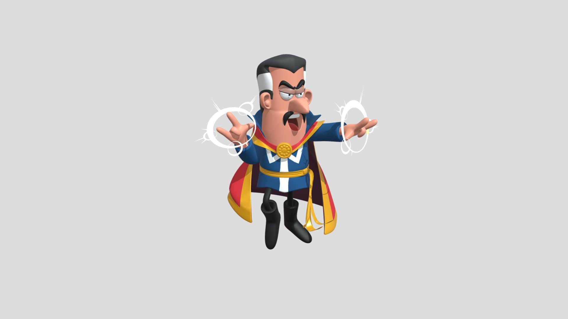 Vintage Dr Strange - 3D model by imrobstephens [1c10b5e] - Sketchfab
