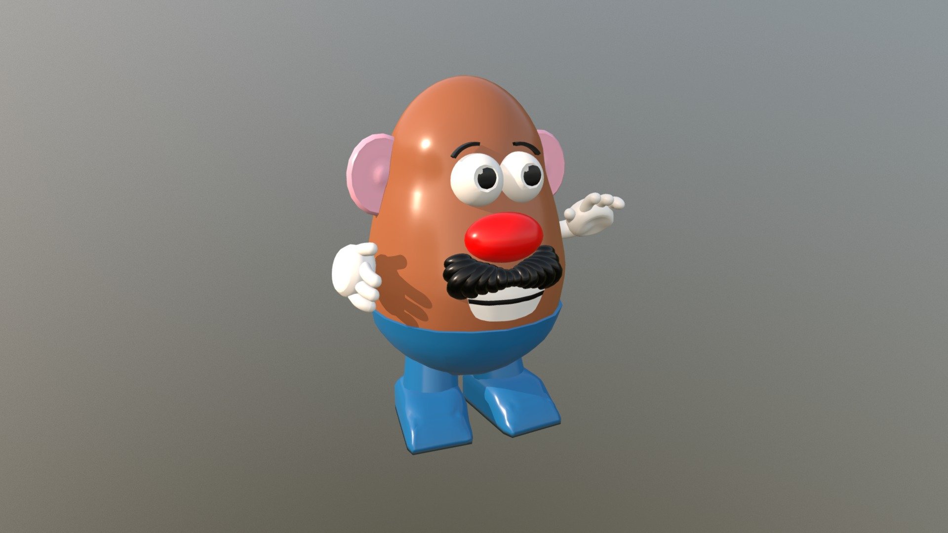 Mr. Potato Head - 3D model by Justin (@jmamaril25) [1c1183b] - Sketchfab