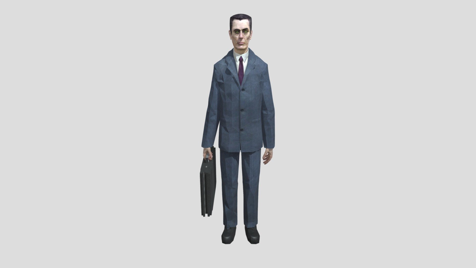 gman_half-life_2 - 3D model by channonbryson [1c1418d] - Sketchfab