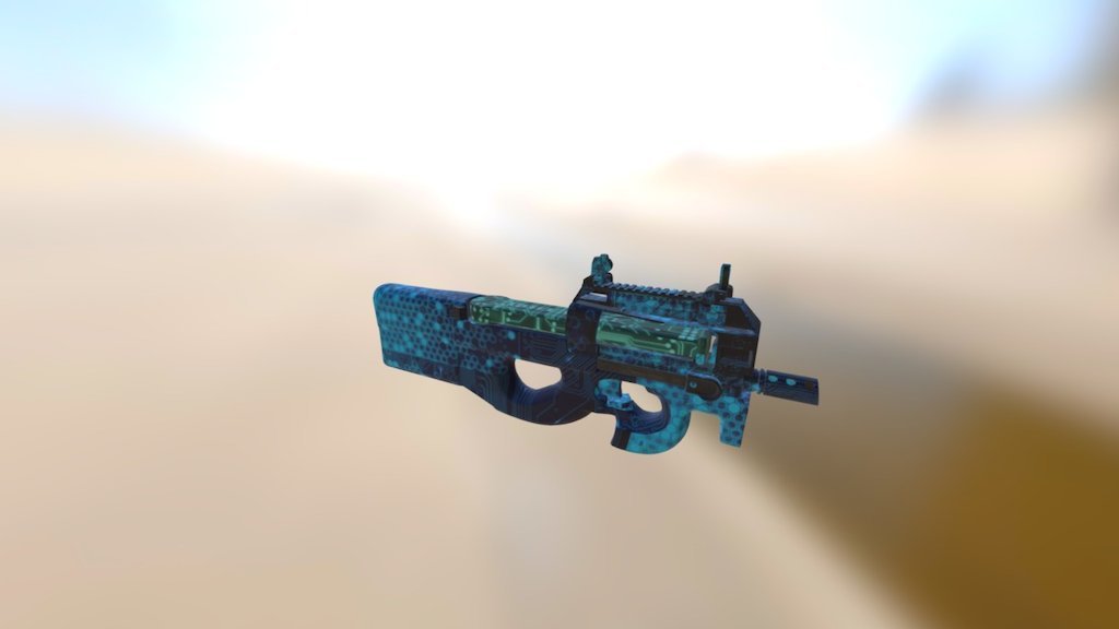 P90 - 3D model by DNHAMNT123 [1c143e2] - Sketchfab