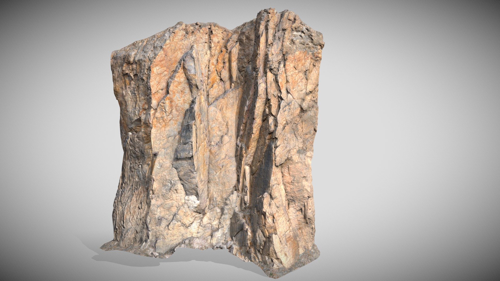 Large Cliff Scanned 3 - Game Ready 4K 8K - Buy Royalty Free 3D model by ...