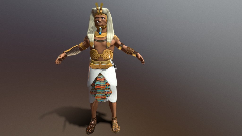 ancient Egyptian buildings 3d model - A 3D model collection by ...