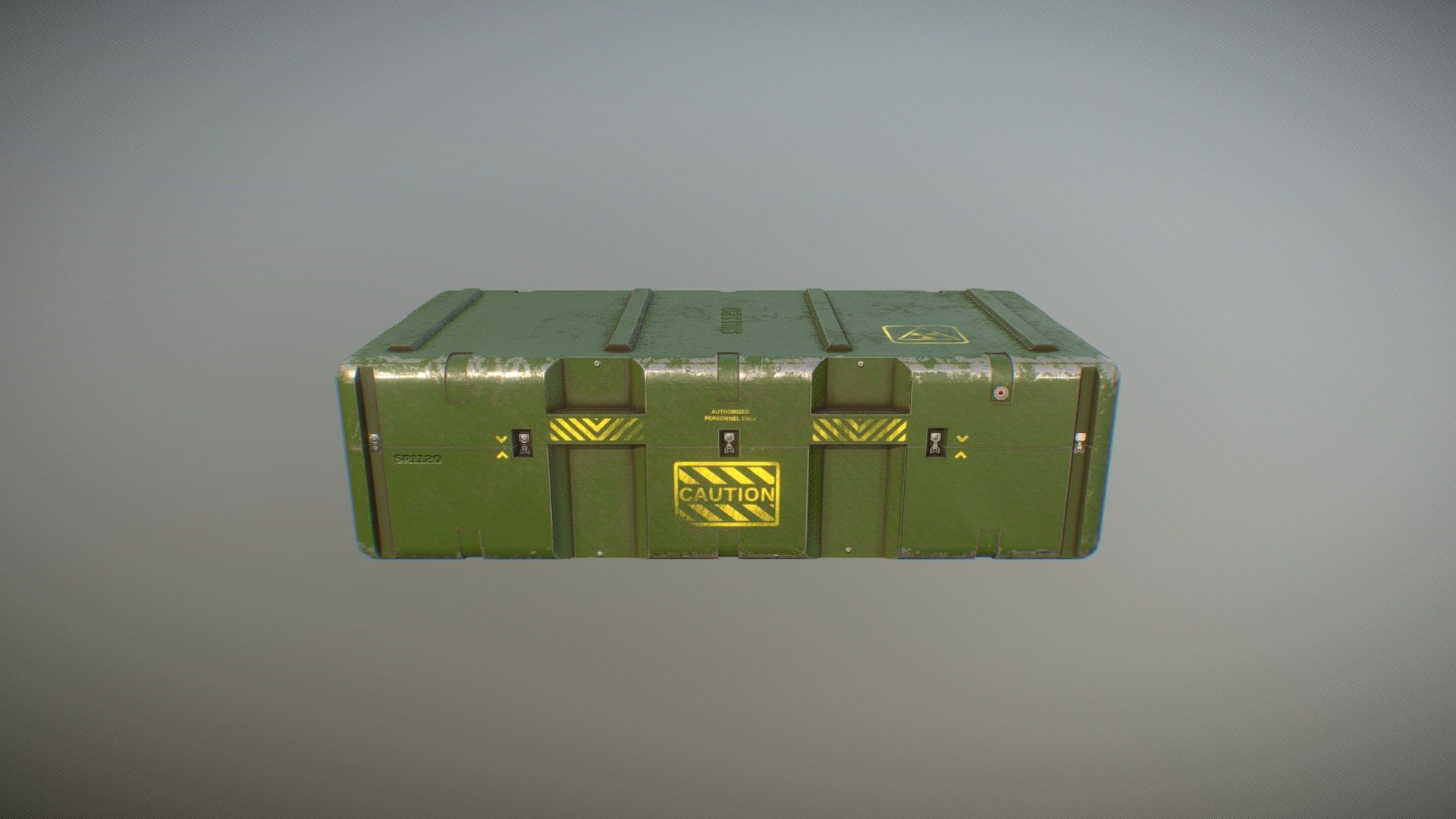 Sci-Fi explosives crate - 3D model by Ragnarrokk [1c169d9] - Sketchfab