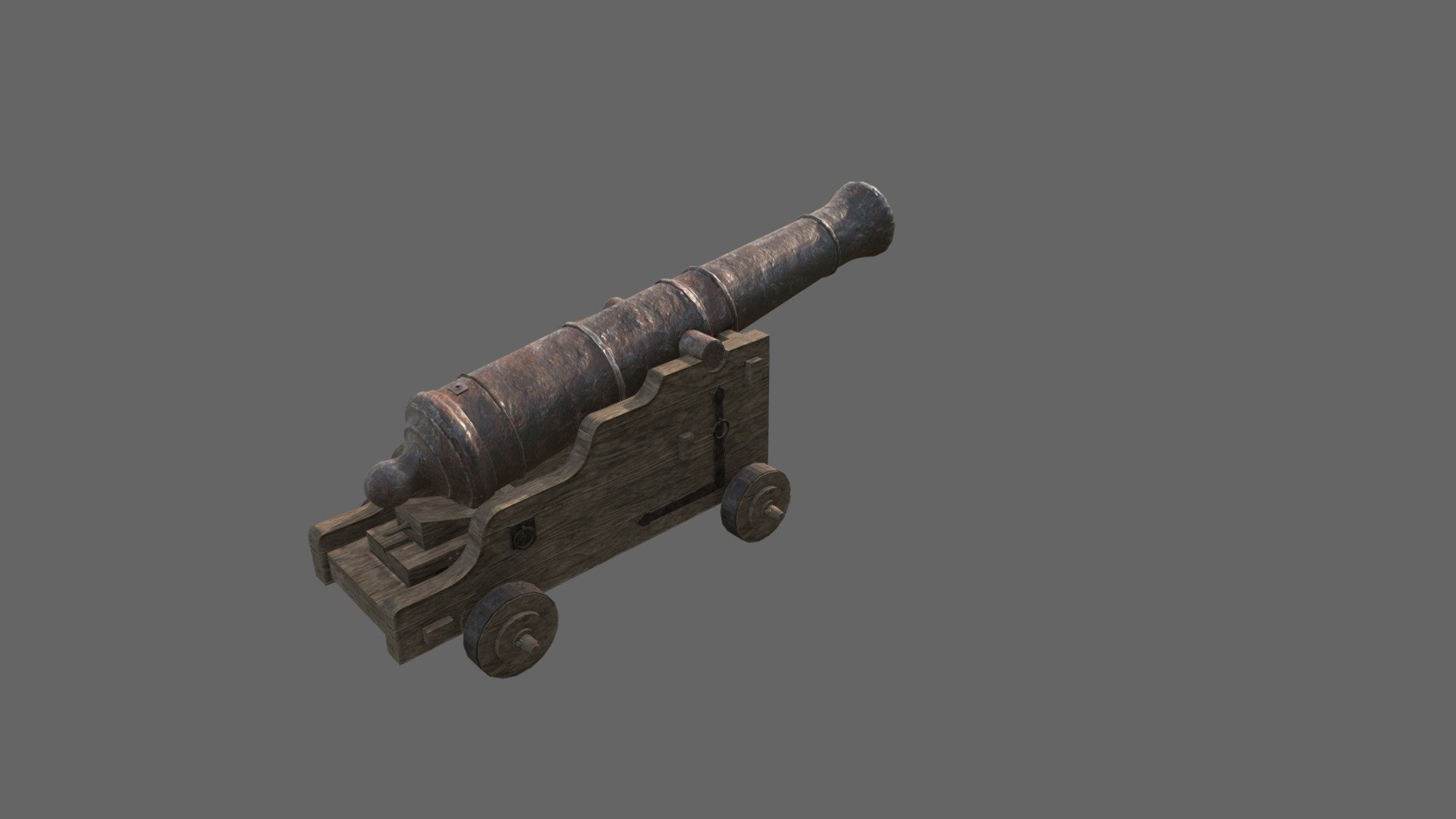 16th/17th Century Naval Cannon - 3D model by J0shua185 [1c17878 ...