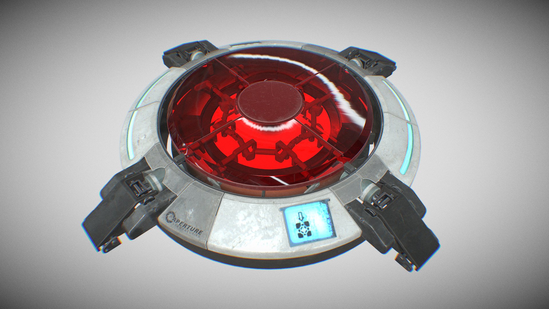 Portal RTX Assets | Weighted Button - Download Free 3D model by ...