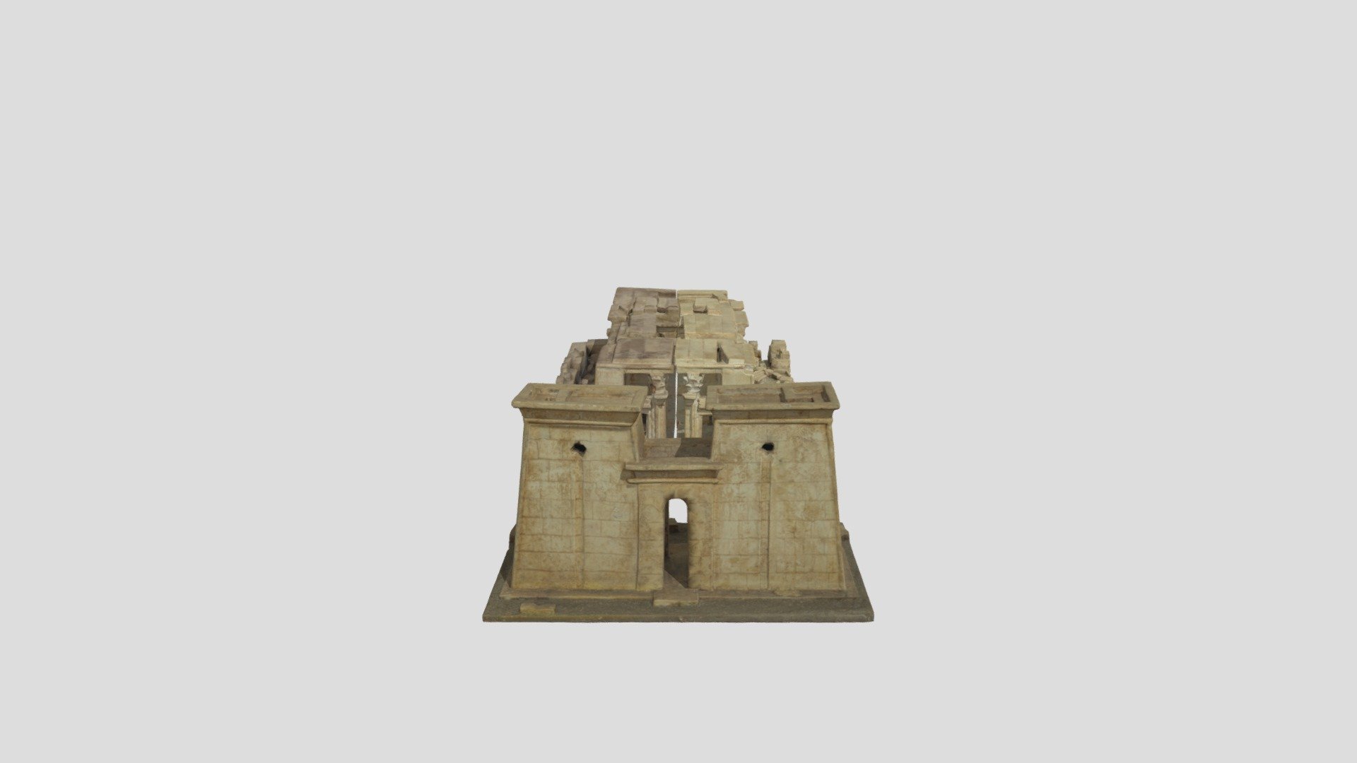 Model of the Temple of Dakka - 3D model by backtothefuture [1c18d5c ...