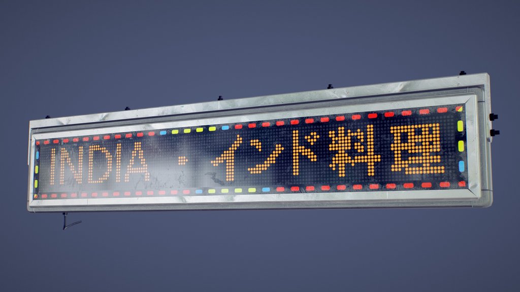 Game Ready Japanese Signs Set - A 3D model collection by Alex Bes ...