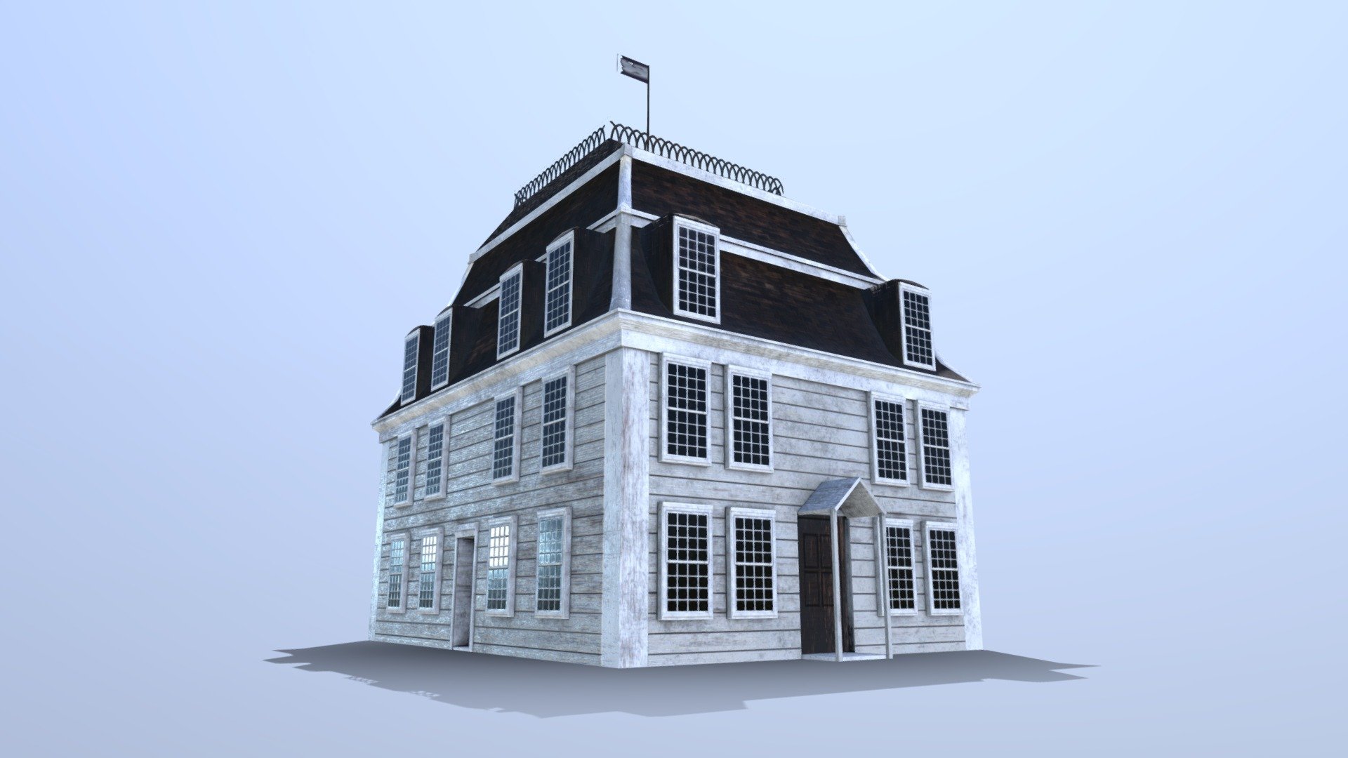 Lovecraft 1800's House #3 for Eldritch City - 3D model by Arongomar ...