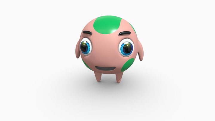Cute-character 3D models - Sketchfab