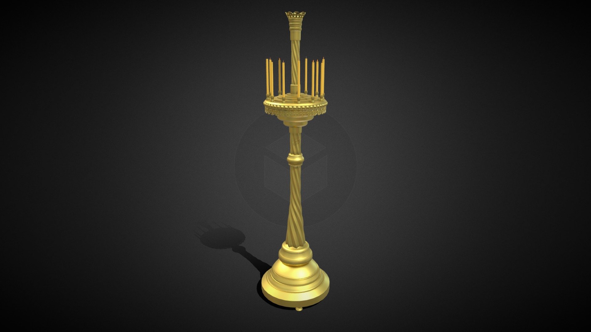 Church candle holder - Download Free 3D model by Vishchun [1c1ab0c ...