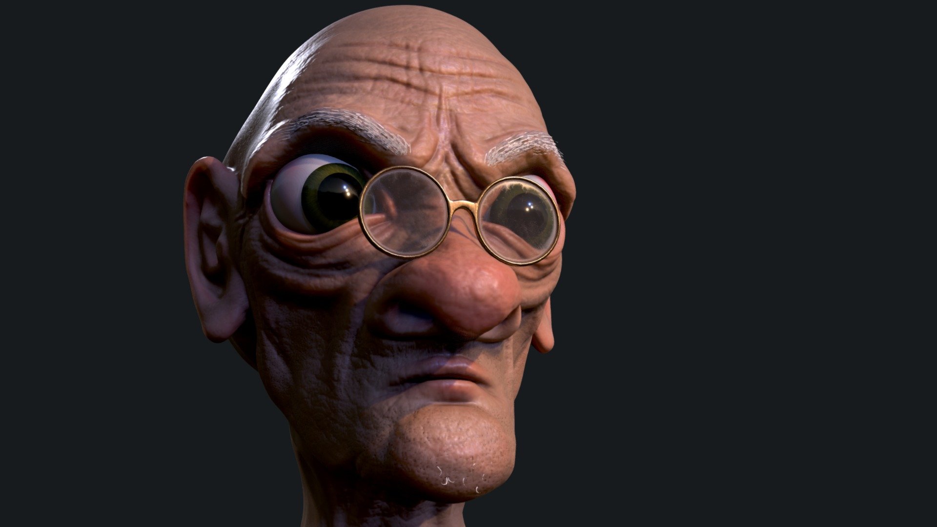 Old Man - 3D model by Mike Nixon (@MichaelNixon) [1c1c0a8] - Sketchfab