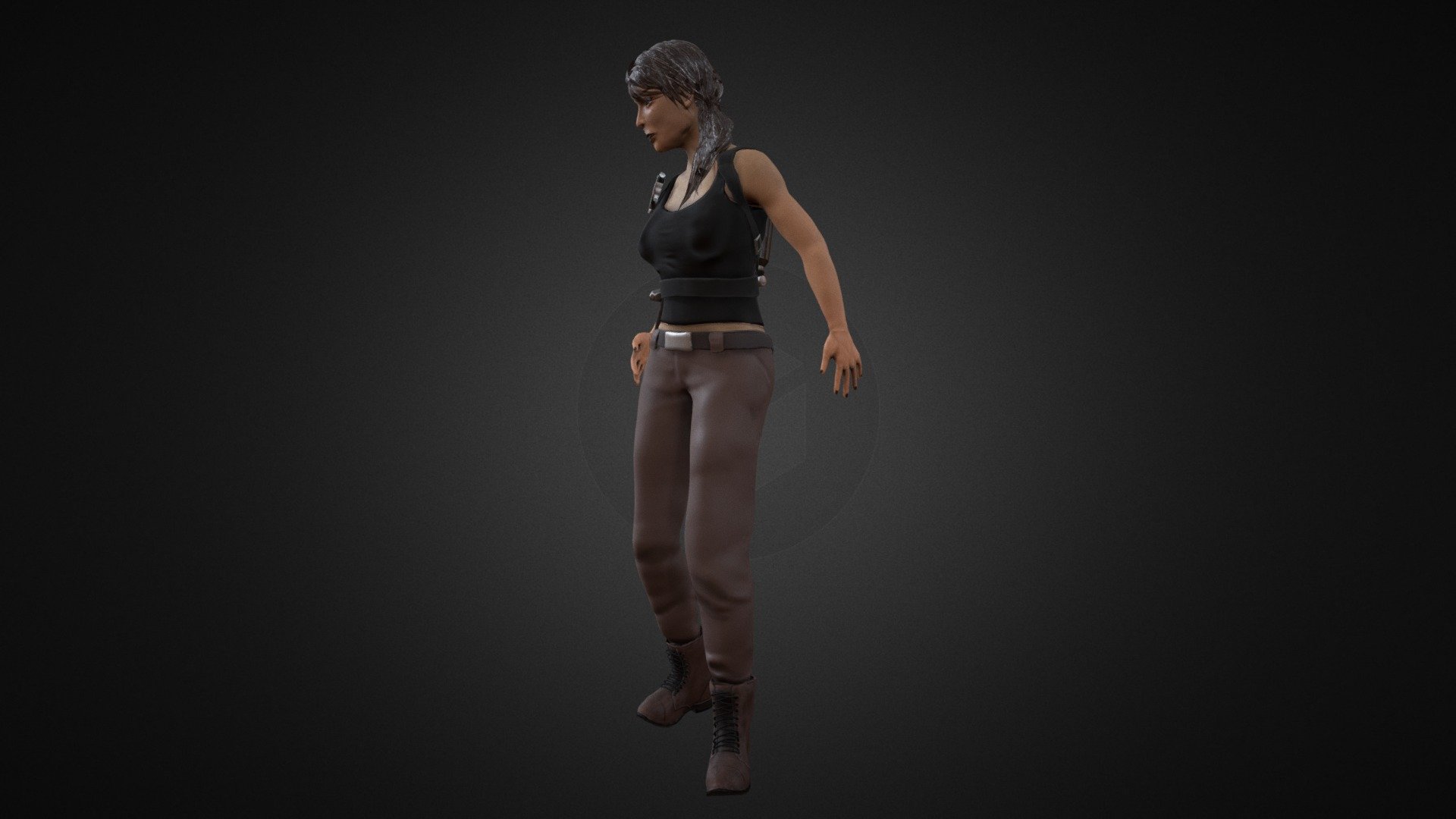 Character Posed - 3D model by Alessia (@arimmer) [1c1fd40] - Sketchfab