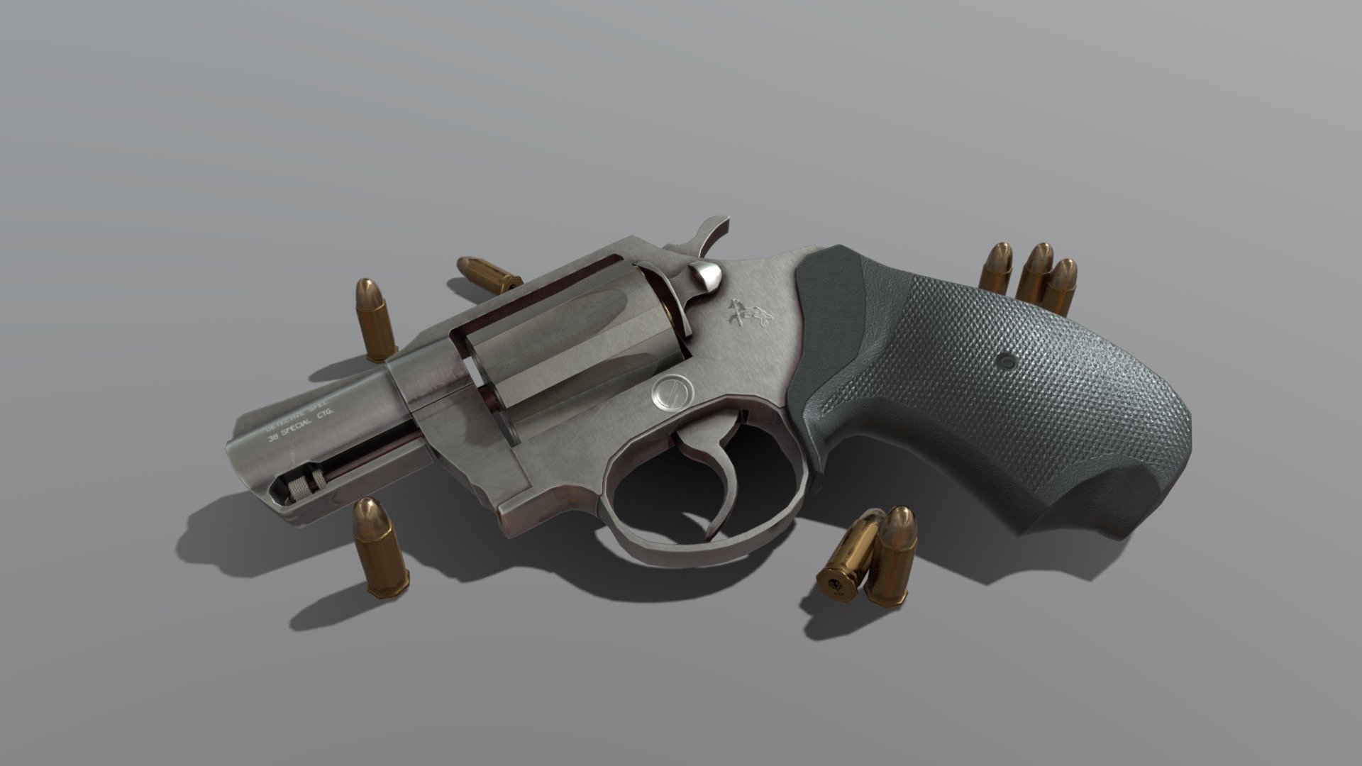 Colt Revolver - Detective Special - 3D model by dza (@demeterzephyr ...