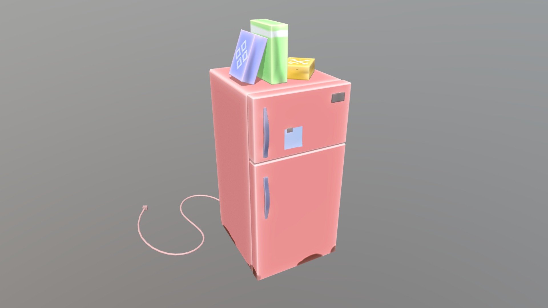Refrigerator - 3D model by Lin-yan [1c23a24] - Sketchfab
