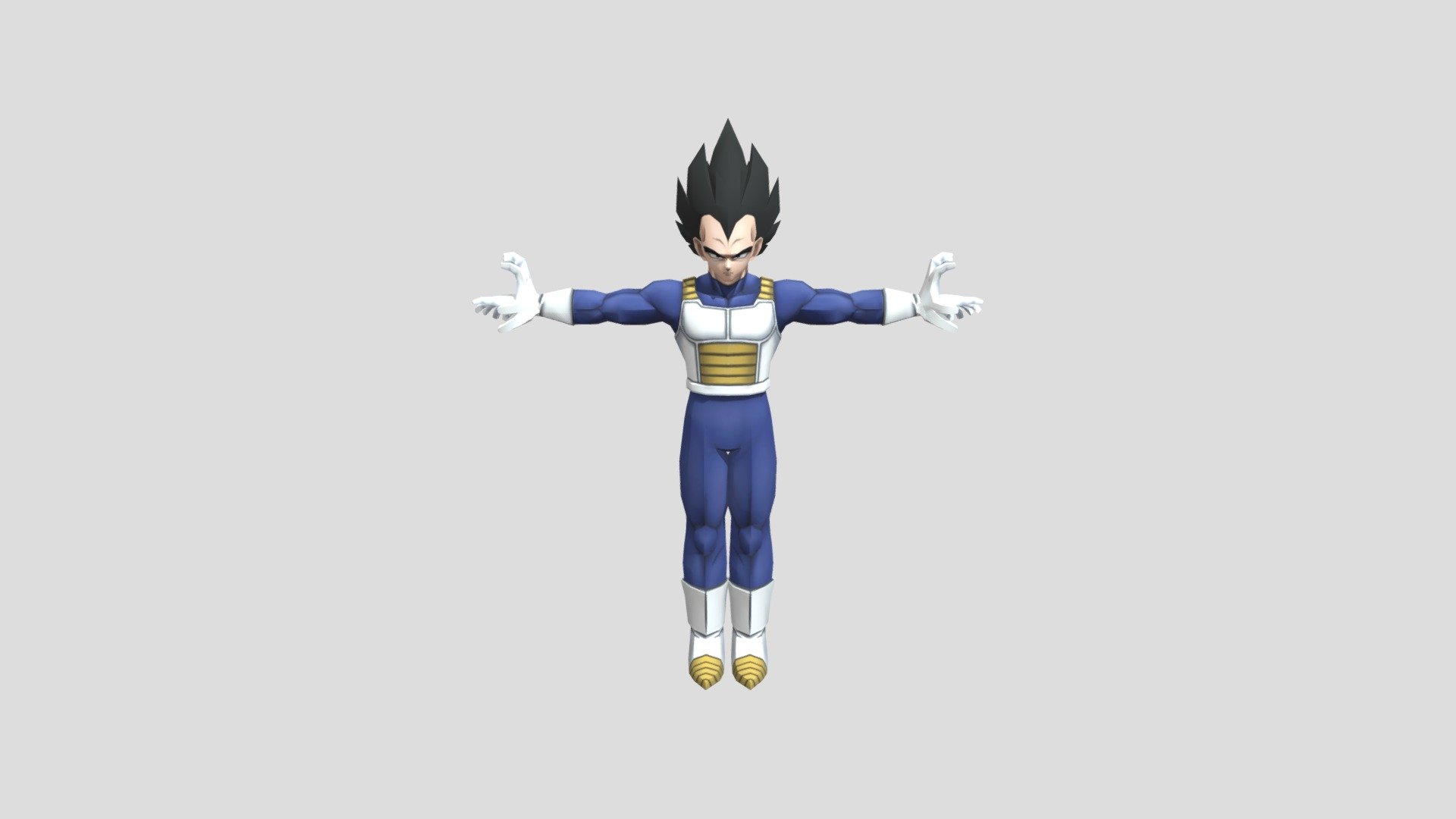 Dragon Ball Z Vegeta - Download Free 3D model by Tigerar1 ...