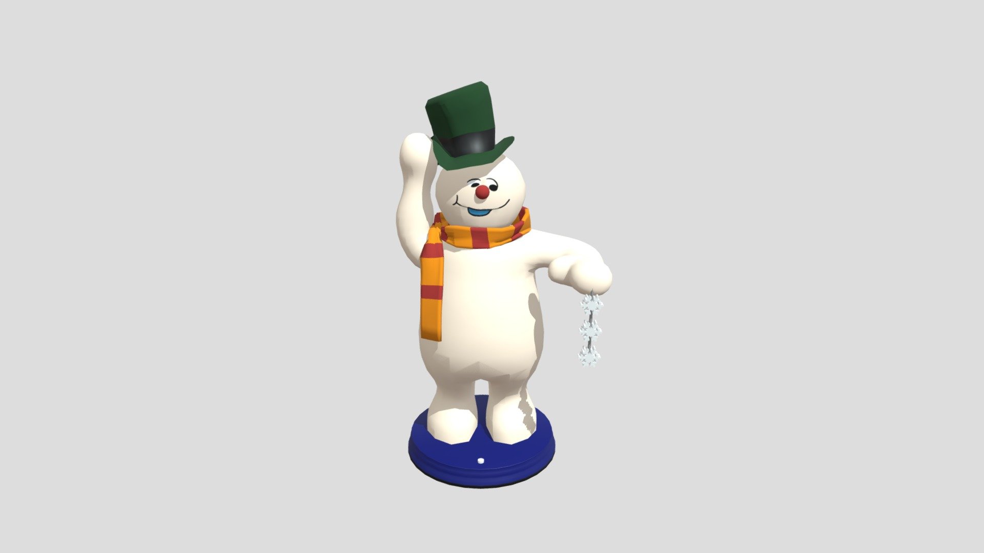 Snowflake Spinning Frosty the Snowman - Download Free 3D model by Dom2010 (@Dom_2010) [1c26990 ...