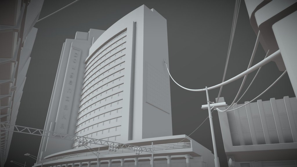 Sci Fi building - A 3D model collection by sami96live - Sketchfab
